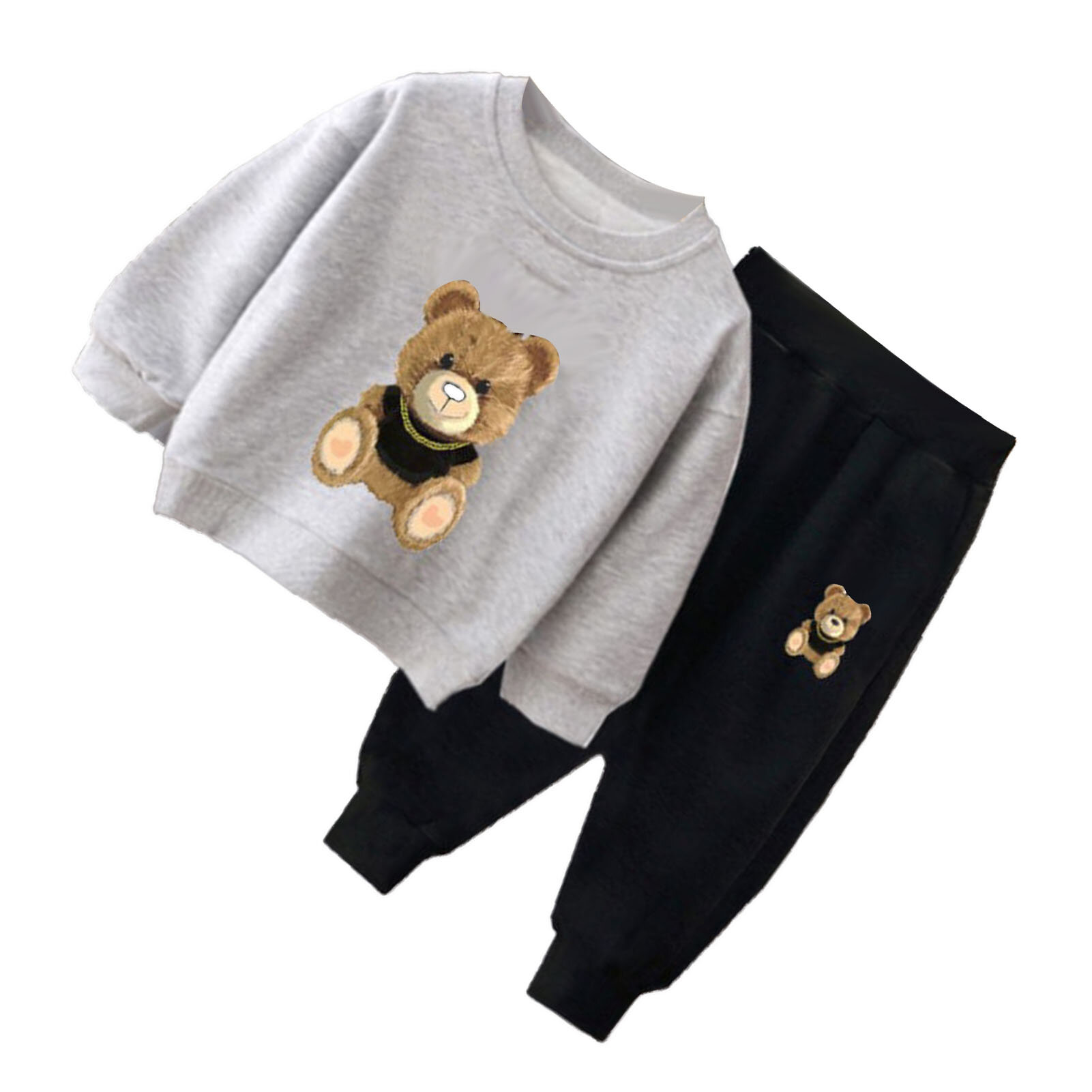 Комплект для детей из 2-х пуловеров с утеплителем, мягкий хлопковый свитер для мальчиков и девочек 120