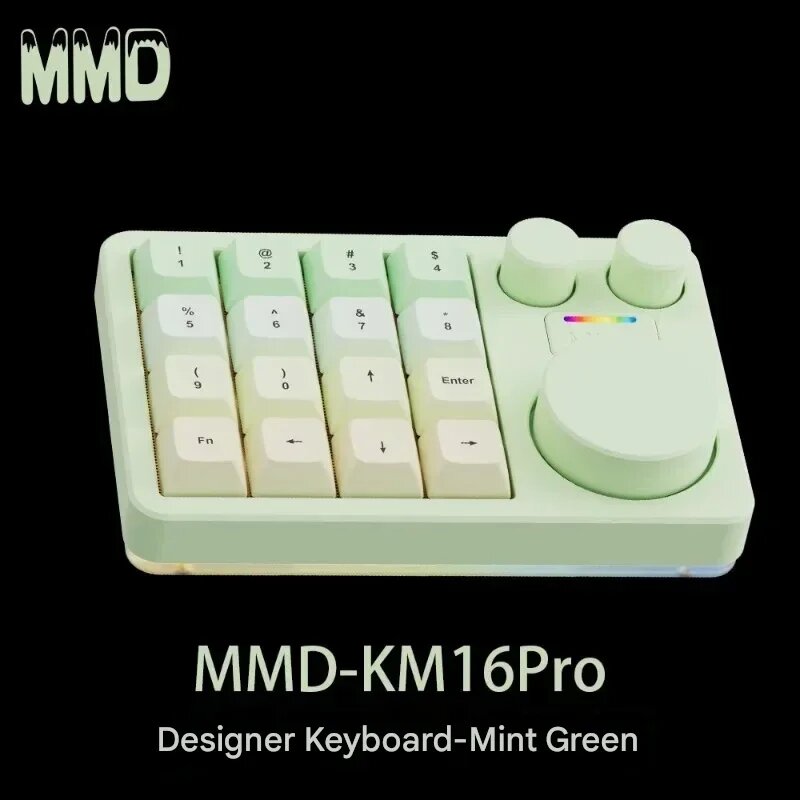 MMD KM16 Pro Механическая беспроводная клавиатура KM16Pro Green