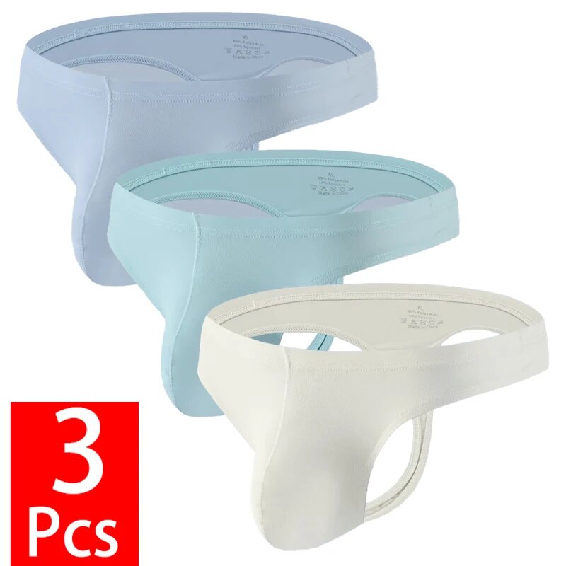 Мужские трусы-слипы NURRASA 3XL, 3 шт, Цвет J