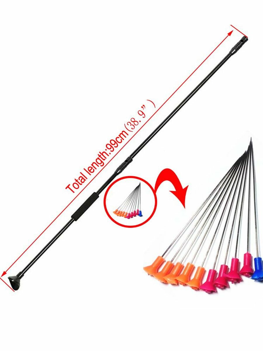 39-дюймовый духовой пистолет M50 с соединительной трубкой и 20шт иглами для выдувных дротиков