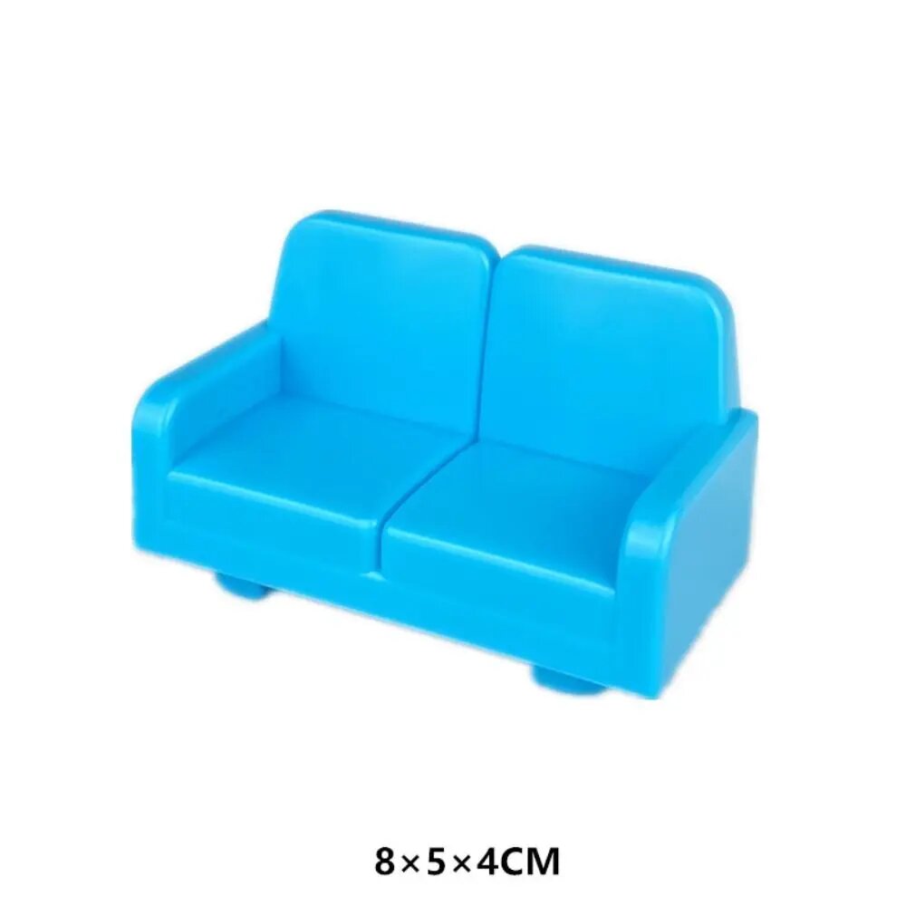 Большие строительные блоки YOUSHITOP Синий, 8