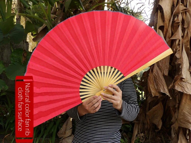 Декоративный бамбуковый веер Красный, G, 120x220cm