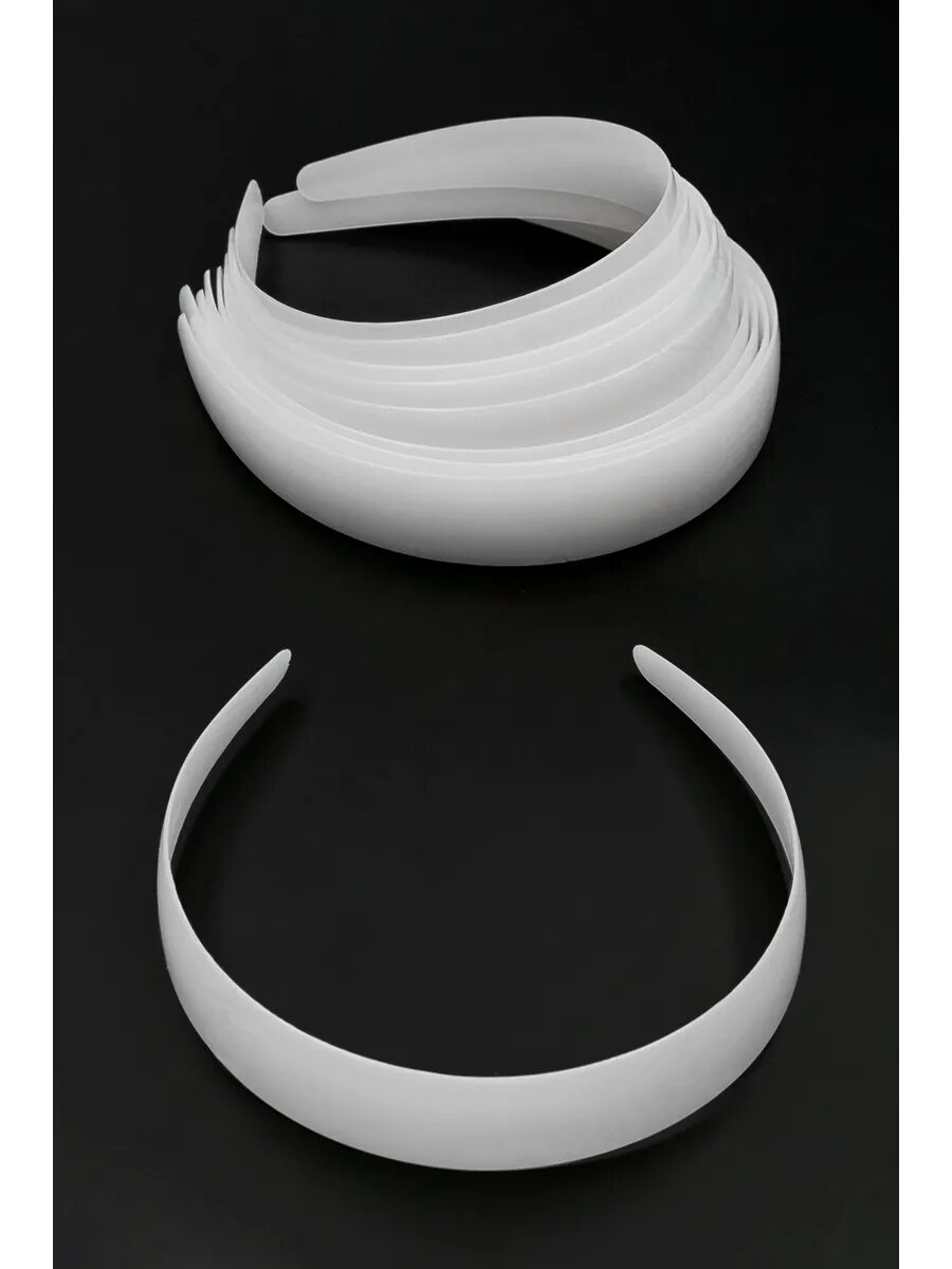 Ободок для волос пластиковый 3см (3 шт)