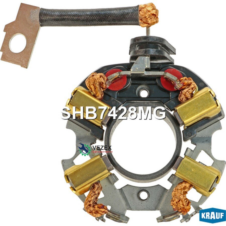 KRAUF SHB7428MG щеткодержатель стартера!\VW Sharan/Transporter/Passat, Audi A3, Seat Alhambra 1.4/1.9/2.5D