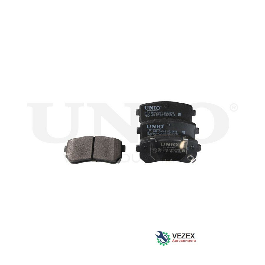 UNIO BRP-20462 Колодки тормозные дисковые, комплект