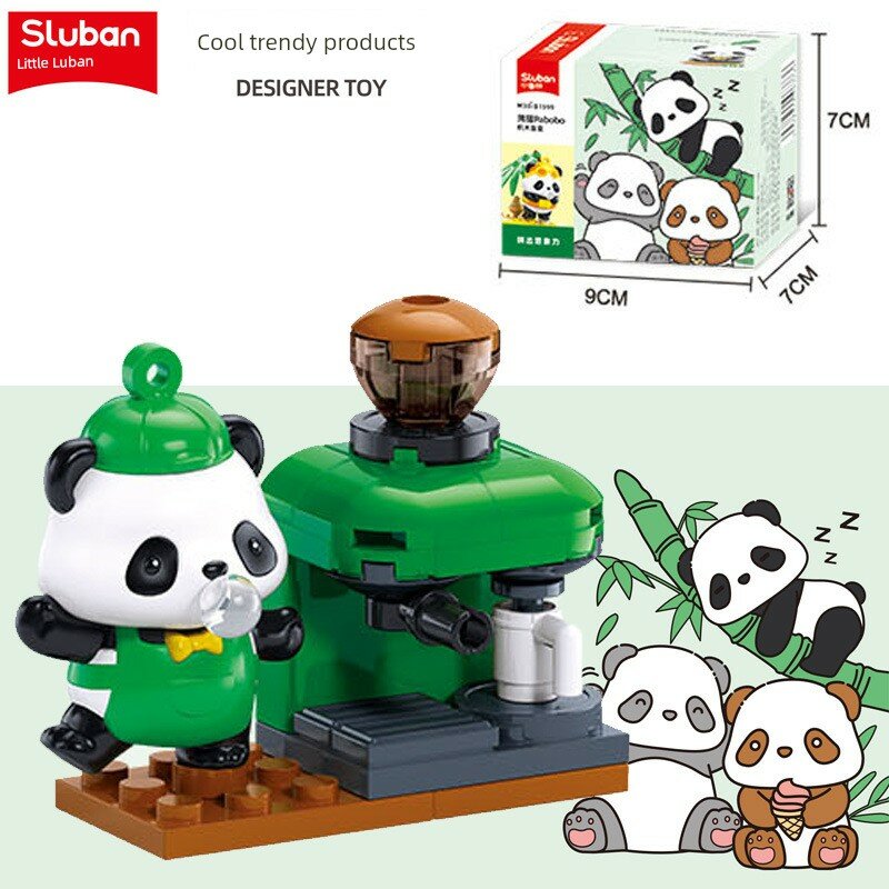 Конструкторы серии Panda, развивающие сборные фигурки, коллекционные слепые коробки, подарки для студентов, супермилые