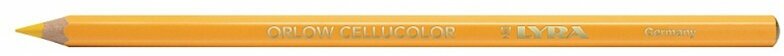 Карандаш для стекла и гладких поверхностей стираемый Lyra Orlow, Желтый, пр-во Германия