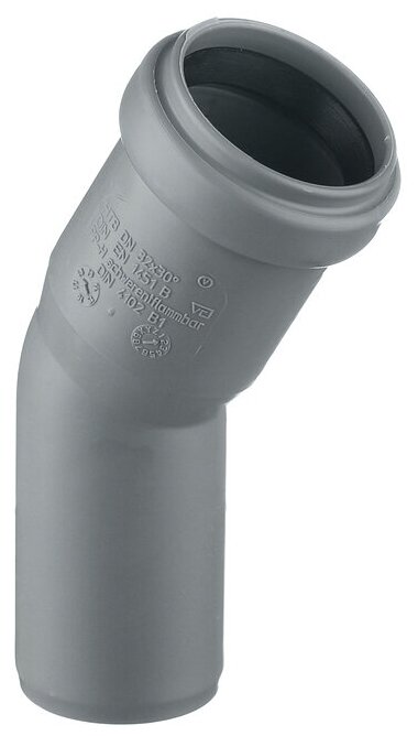 Отвод Ostendorf НТВ d32 мм 30° пластиковый для внутренней канализации (110110)