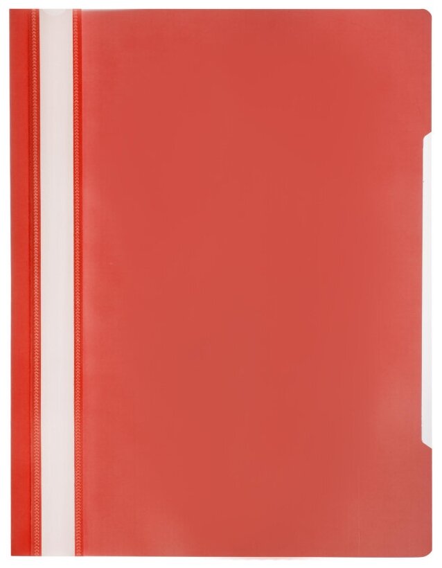 Скоросшиватель пластиковый Attache, А4, Элементари, красный 10шт/уп 1547355