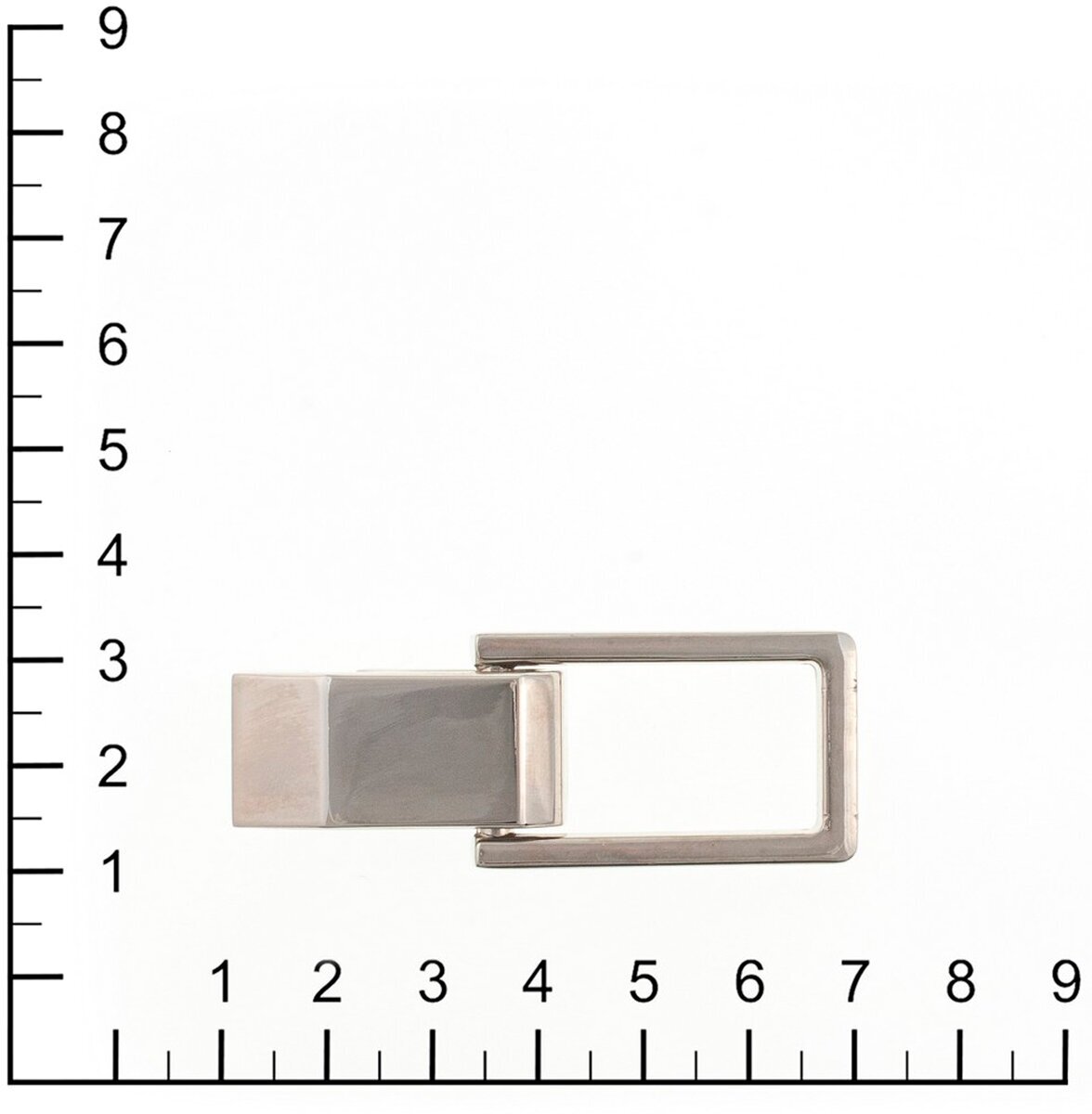 Ручкодержатель 15мм ушко, 22*55мм, никель полированный, 2 шт, 18170