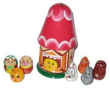 Пальчиковый театр РНИ Колобок, в домике Р-45/775