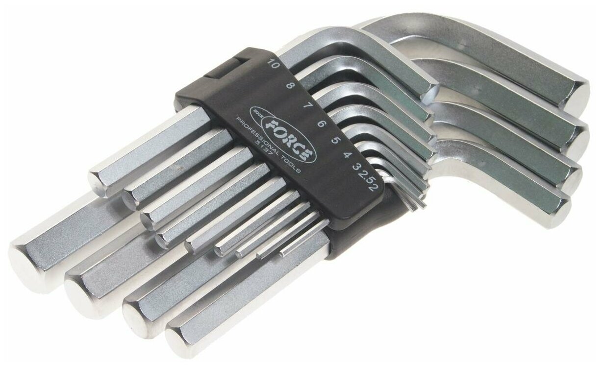 Набор ключей ROCK FORCE шестигранных Г-образных 2-19мм 13 предметов