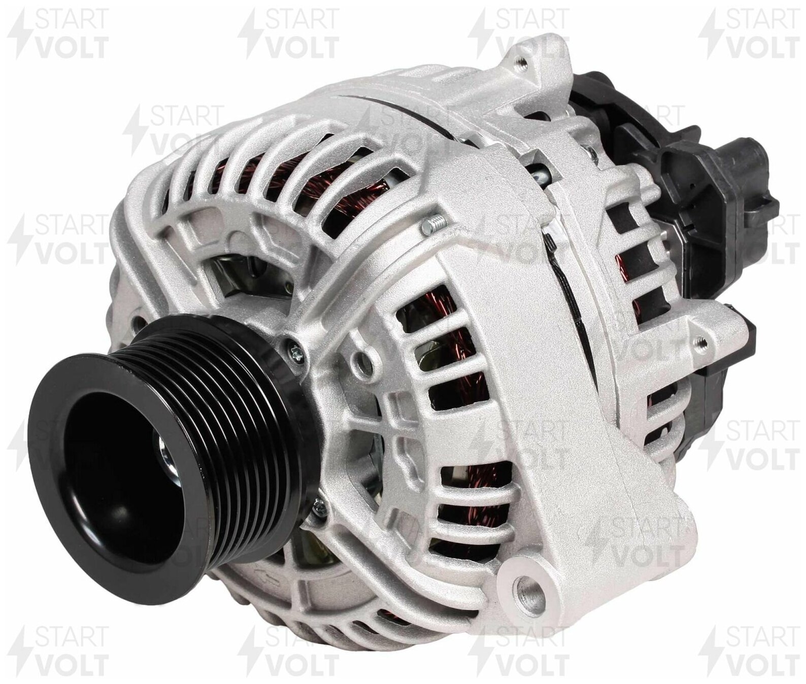 Генератор для автомобилей КАМАЗ с дв. 740 ЕВРО-3; ЕВРО-4 (8 ручьев) 120A (LG 0745) STARTVOLT