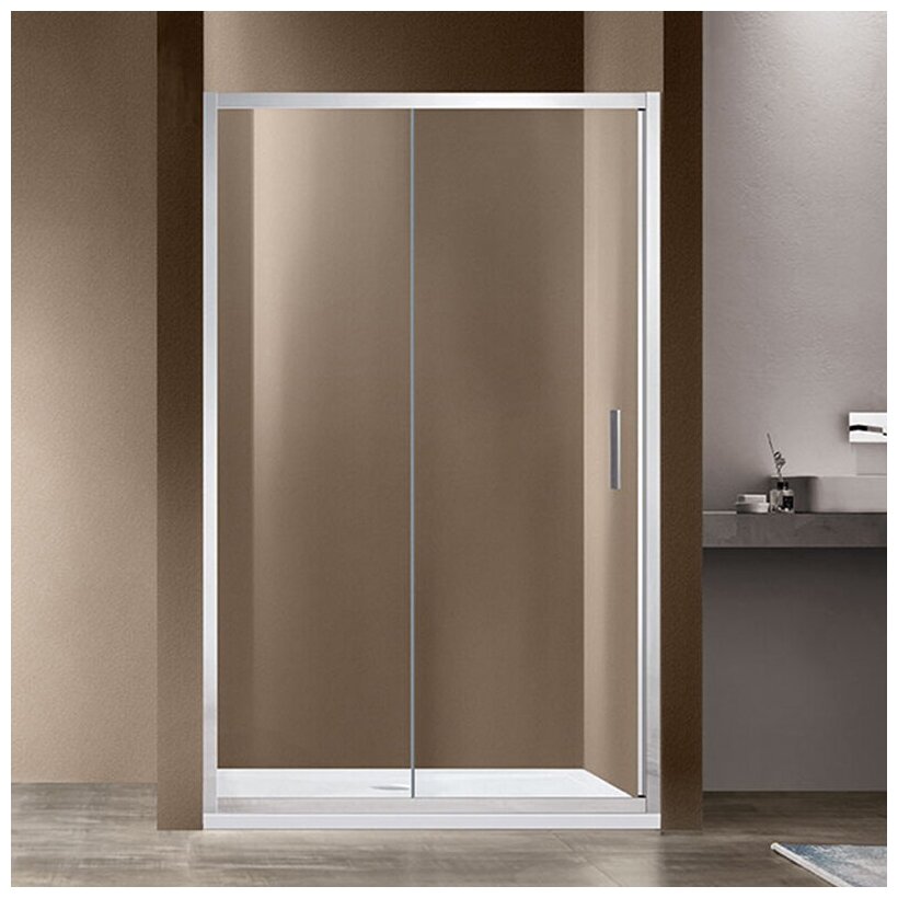 Душевая дверь Vincea Garda VDS-1G135CL хром, стекло прозрачное