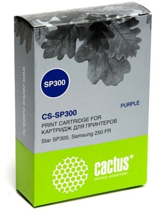Картридж Matrix Cactus CS-SP300, фиолетовый (violet), для принтеров Samsung Star SP300 и SP250 FR, совместимый картридж