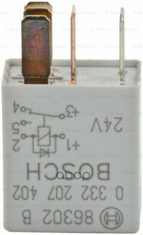 Реле электромагнитное 24V 5-ти контактное MERCEDES SCANIA VOLVO BOSCH Bosch арт. 0332207402