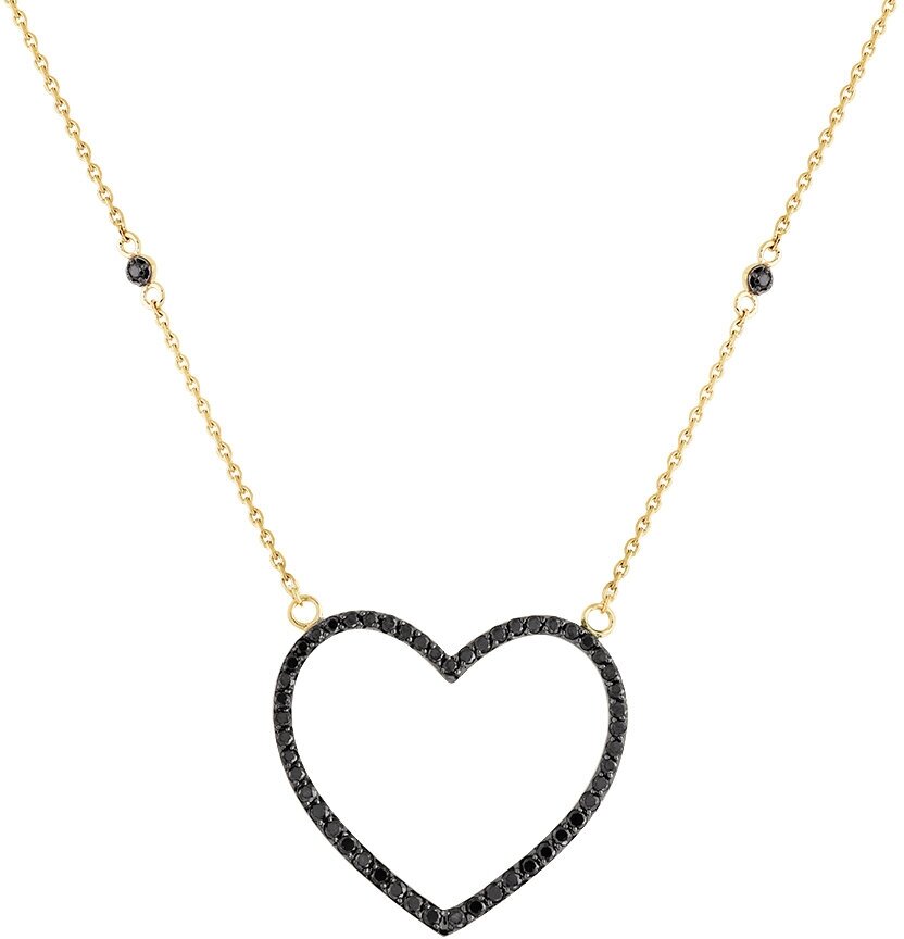 Колье, белое золото, 585 проба, бриллиант