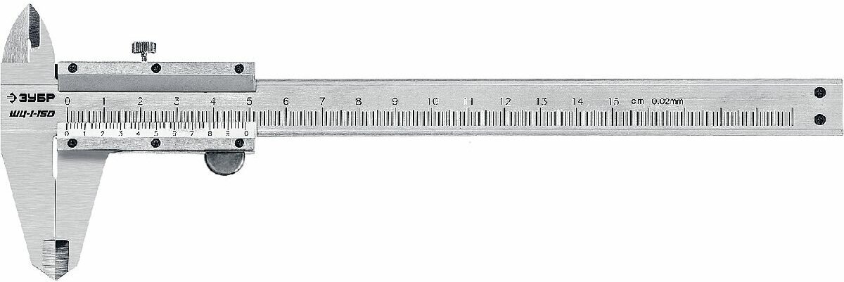 Стальной штангенциркуль ЗУБР ШЦ-1-150 150 мм (34514-150)