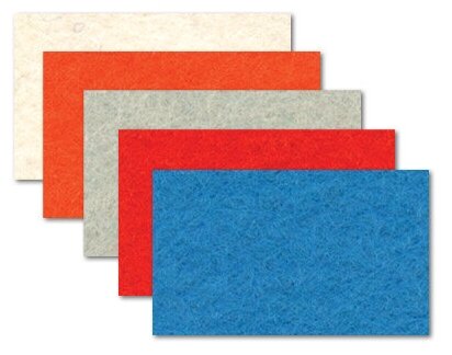 Gamma фетр А-270/250-MI99 декоративный 1 мм, размер 20x30 см, набор 5 шт для творчества цвет ассорти №5
