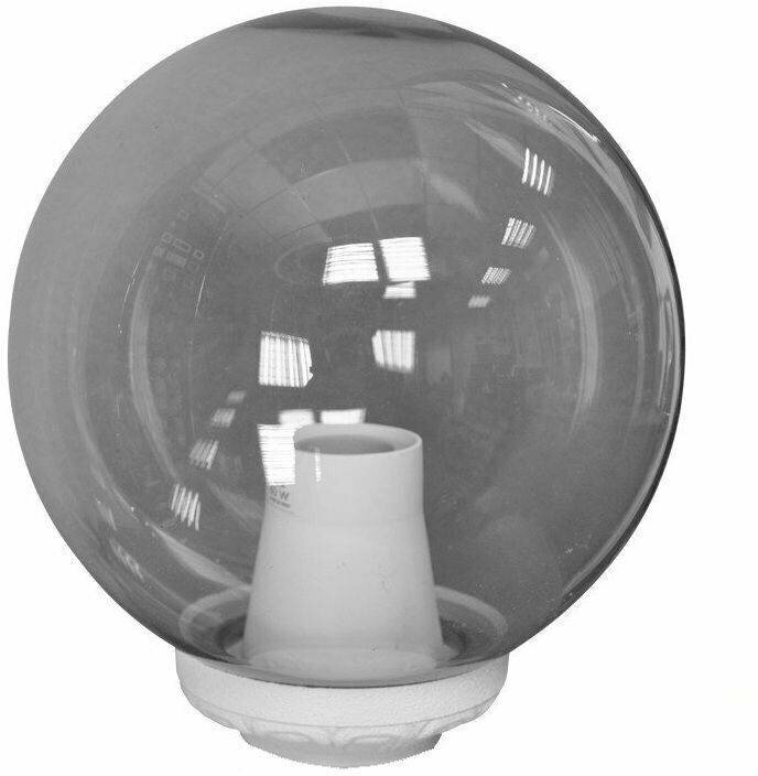 Уличный фонарь на столб Fumagalli Globe 250 Classic G25. B25.000. WZE27, Белый и Дымчатый