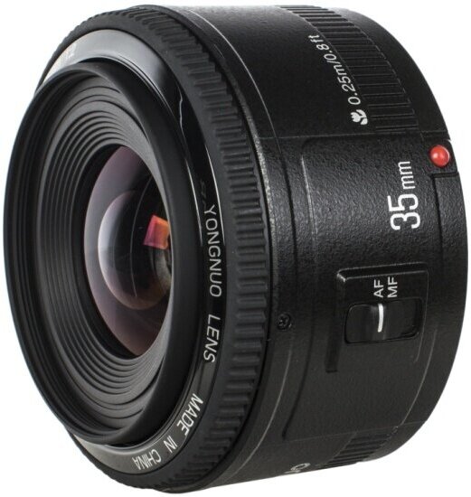 Объектив Yongnuo 35mm F2.0 для камер Canon