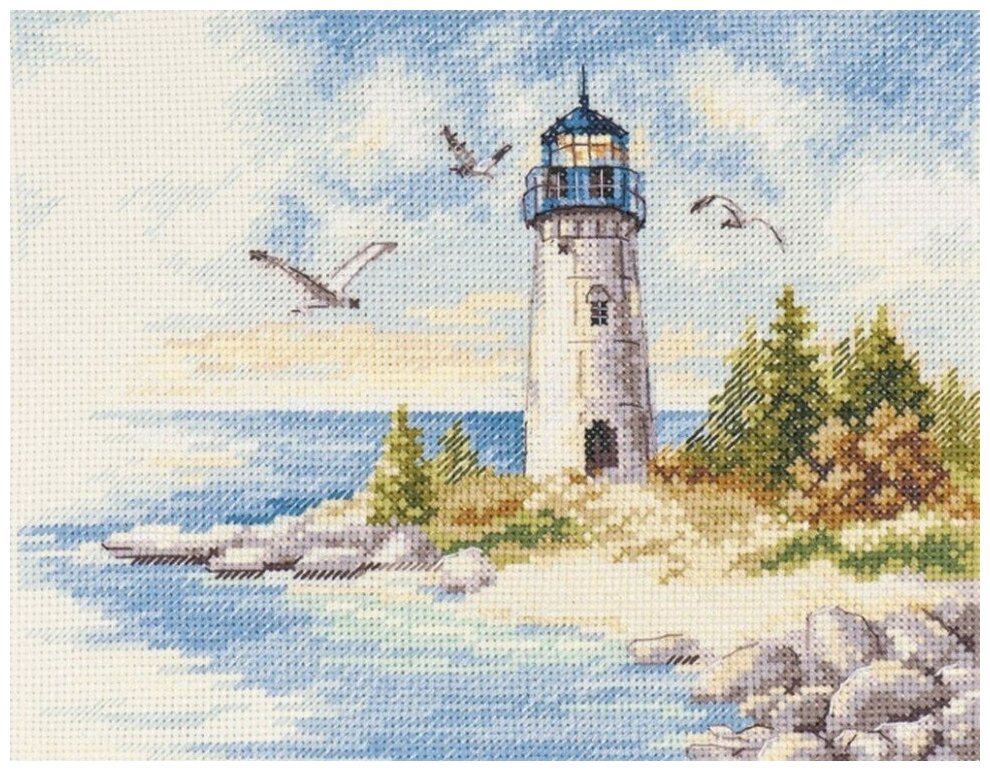 Набор для вышивания Алиса #3-26 Маяк, Счетный крест, 23 х 17 см