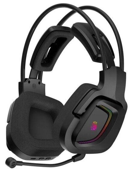 Игровые наушники A4TECH Bloody MR575, проводные (USB), черный