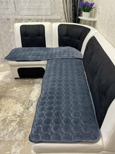 Дивандек для дивана, накидки дивандеки для углового дивана 50х150 см. - 2 шт, чехол на угловой диван