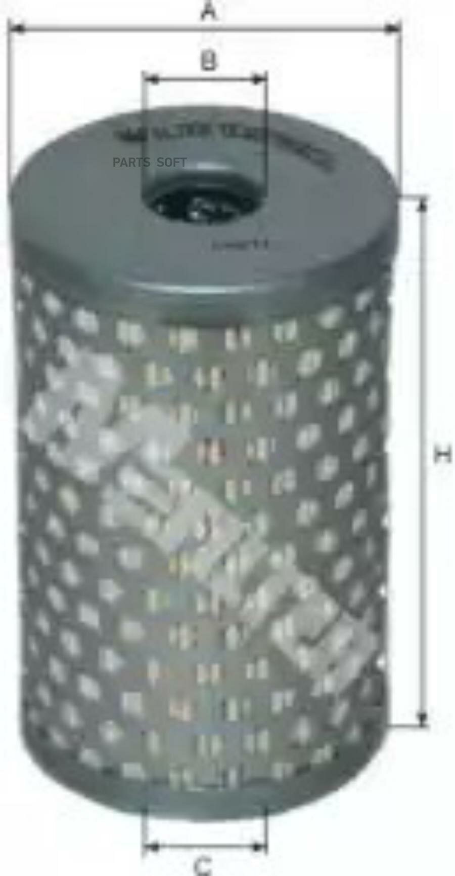 MFILTER TE4001H Фильтр гидроусилителя [картридж]