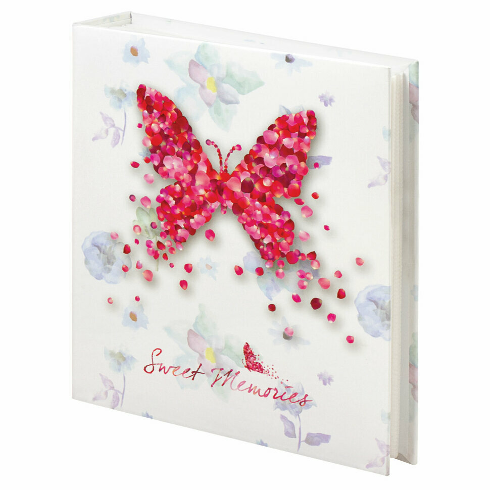 Фотоальбом BRAUBERG "На крыльях любви" на 200 фото 10х15 см, твердая обложка, термосварка, 391160, 391160