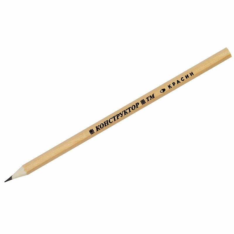 Карандаш ч/г Красин "Конструктор" ТМ (HB) шестигран, заточен, 36 штук, 346211