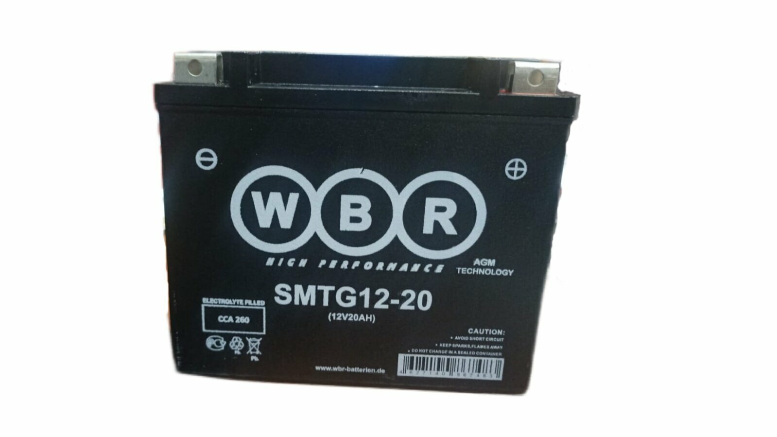 Аккумулятор мотоциклетный WBR SMTG12-20