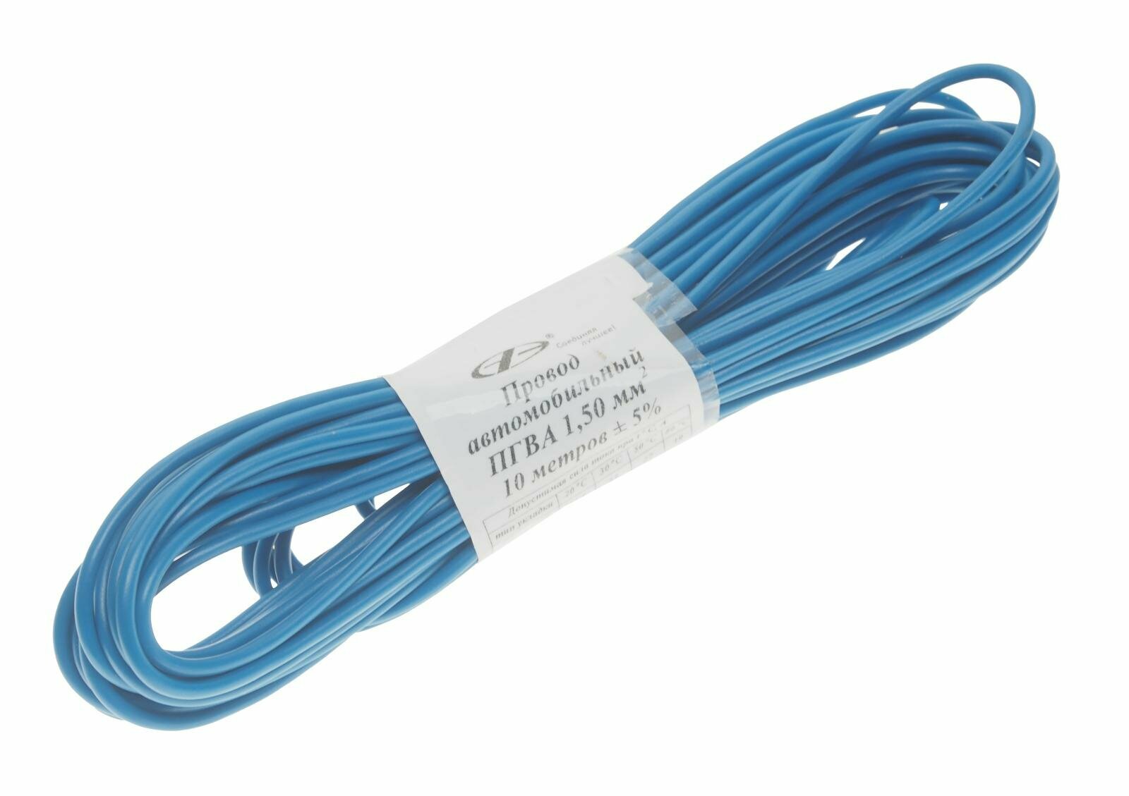 Провод монтажный ПГВА 10м ( 1.5 кв. мм) синий аэнк