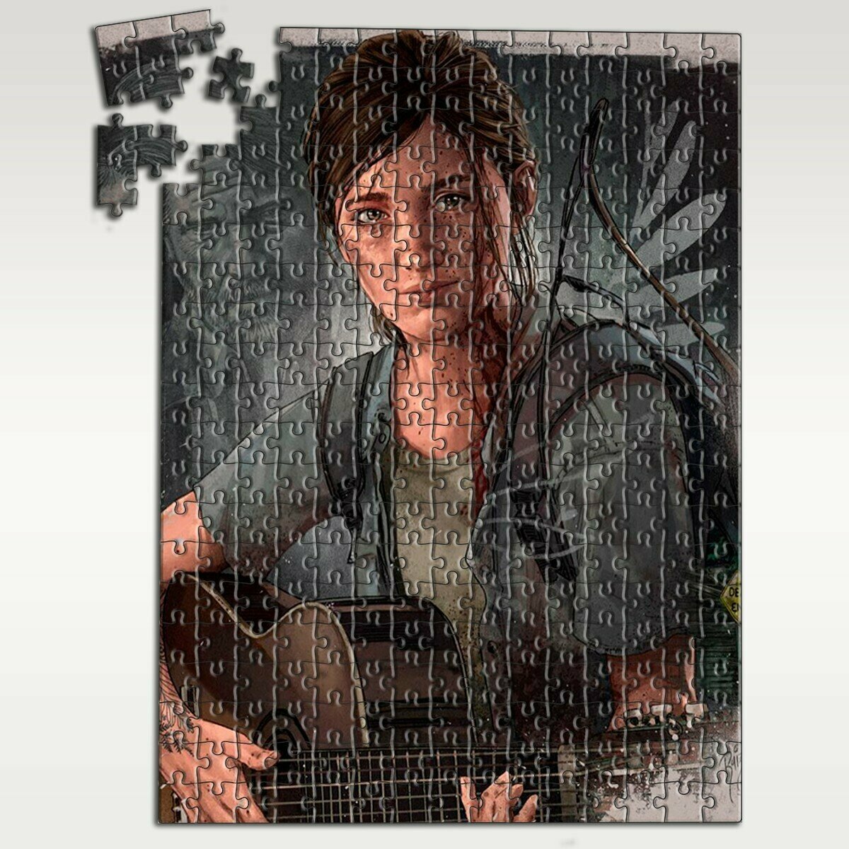 Пазл картонный А3: модель игра Last of Us Элли Гитара - 6562 П