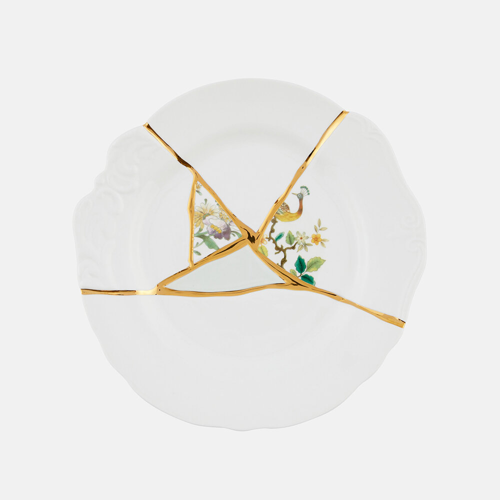 Тарелка Seletti Kintsugi, фарфор, 09612, Италия