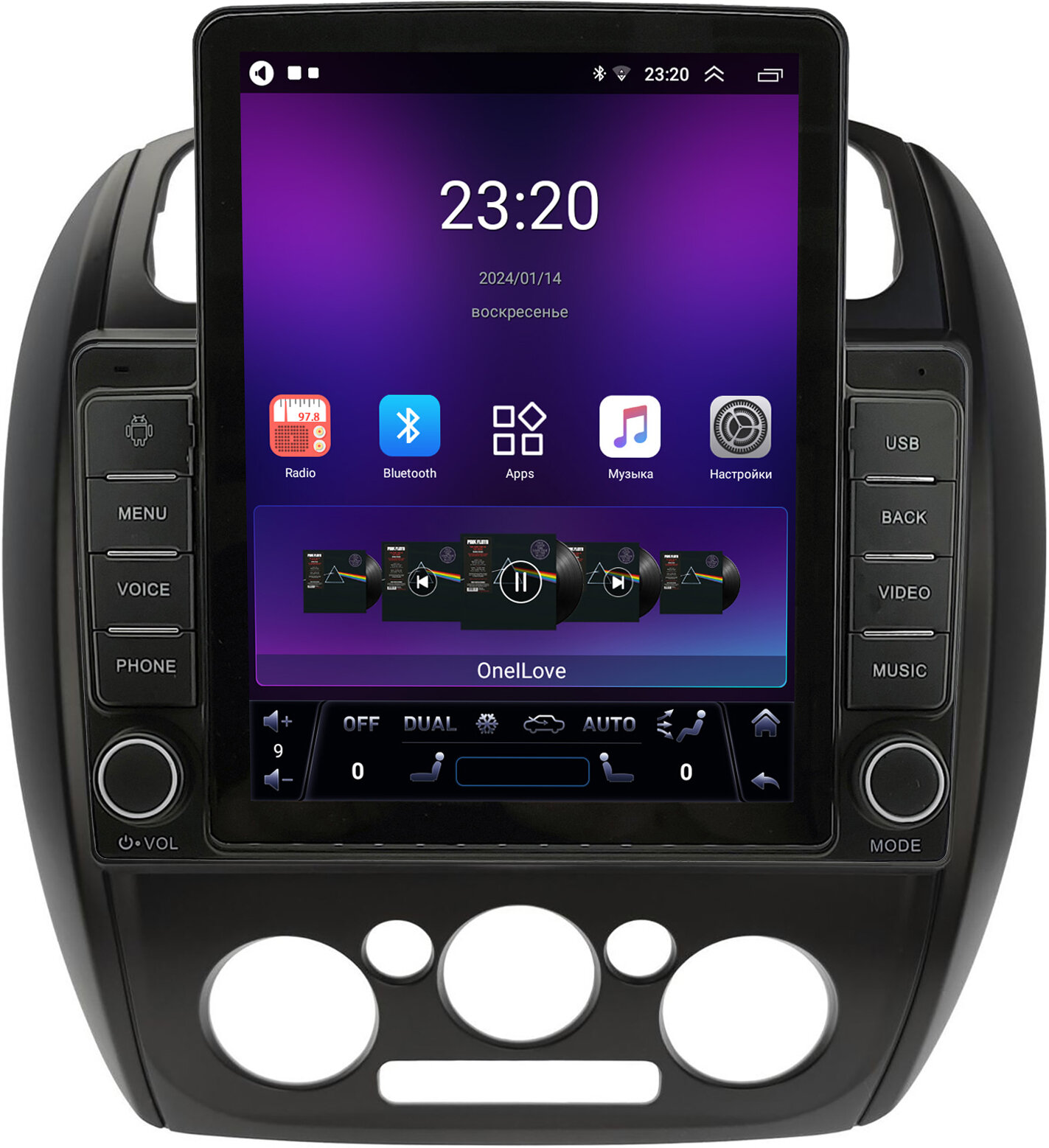 Штатная магнитола Mazda 323 6 (BJ), Premacy (CP), Protege 3 (BJ) 1998-2004 Canbox GTR095-9-442 Android 10 (QLed, 4/64, DSP, CarPlay)