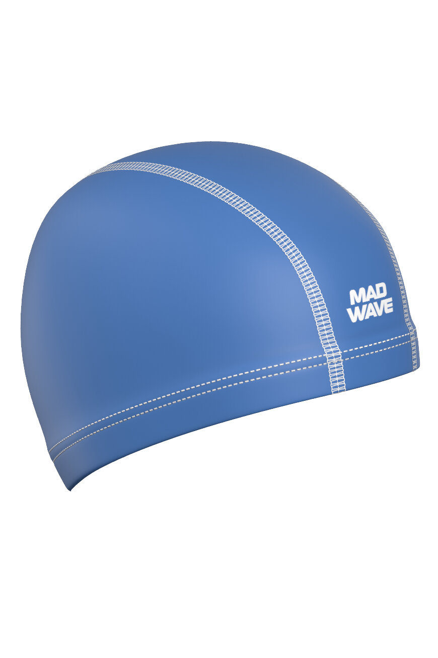 Текстильная шапочка MAD WAVE Ergofit lycra, универсальная, цвет голубой — фото 1