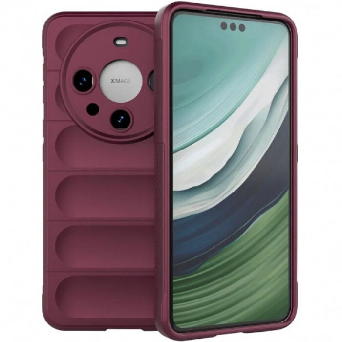 Flex Silicone Противоударный чехол для Huawei Mate 60 Pro с защитой камеры и микрофиброй