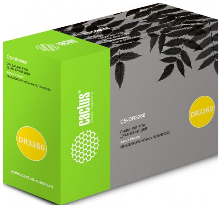 Фотобарабан Cactus CS-DR3260 для Xerox PH 3052 / 3260 WC 3215 / 3225, ресурс 10 000 страниц