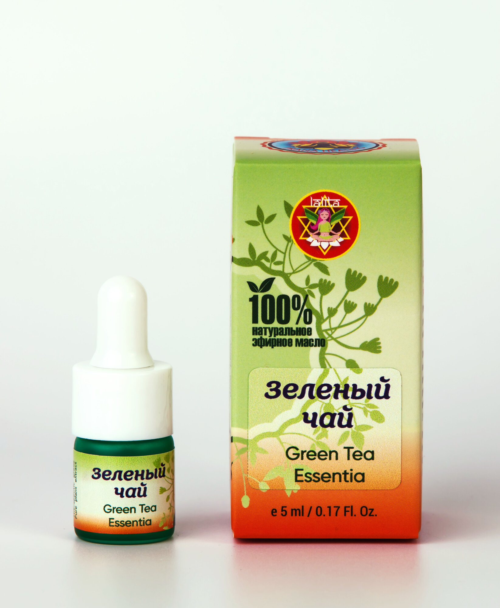 Зеленый чай (эфирное масло) / Green tea essentia / 5 мл / стекло / Prana Healing / LALITA®
