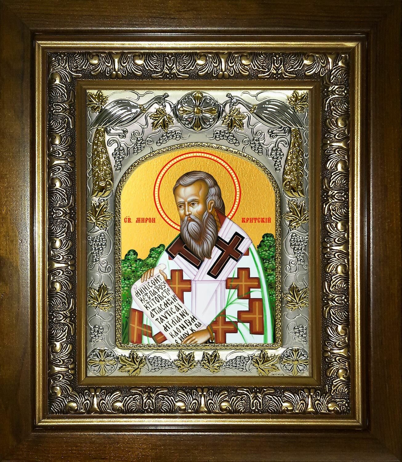 Икона Мирон Чудотворец, епископ Критский, святитель