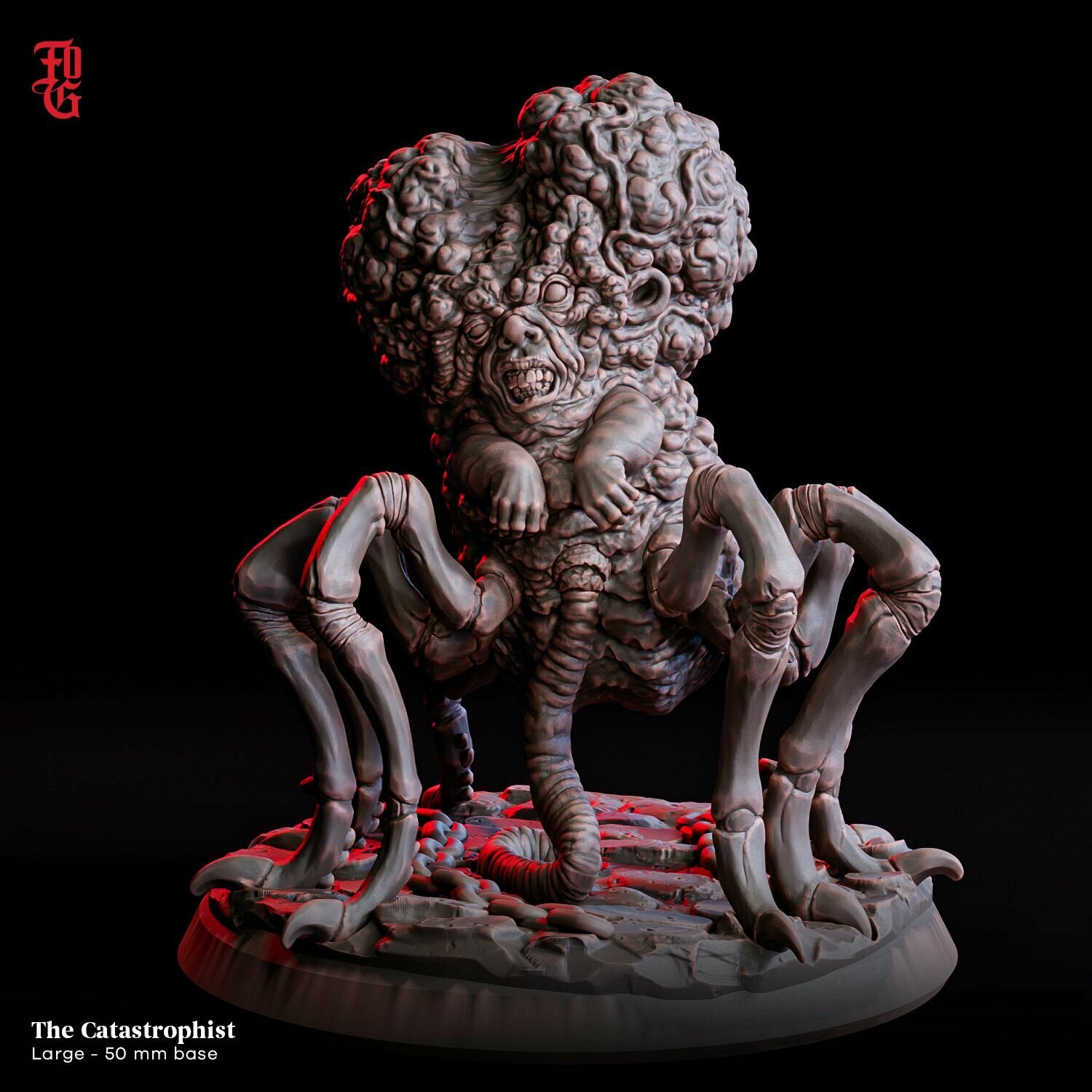 Миниатюра D&D 'Катастрофист' масштаб 32 мм (DnD, Dungeons & Dragons, ДнД, Подземелья и Драконы, Pathfinder)