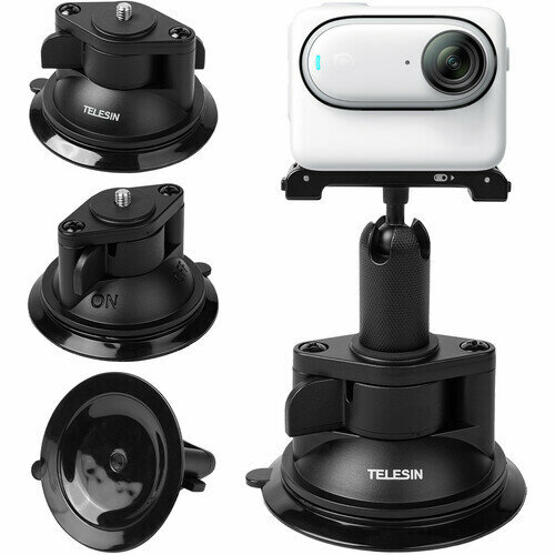 Набор платформ магнит и присоска Telesin для Insta360 GO3, MAG-003