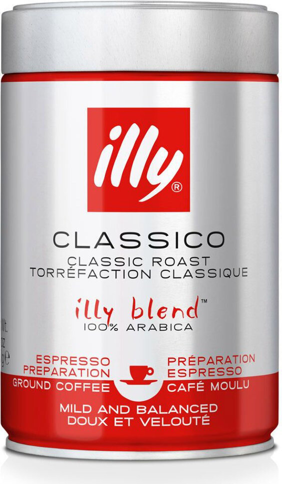 Кофе Illy Espresso молотый 250 г x 5 упаковок