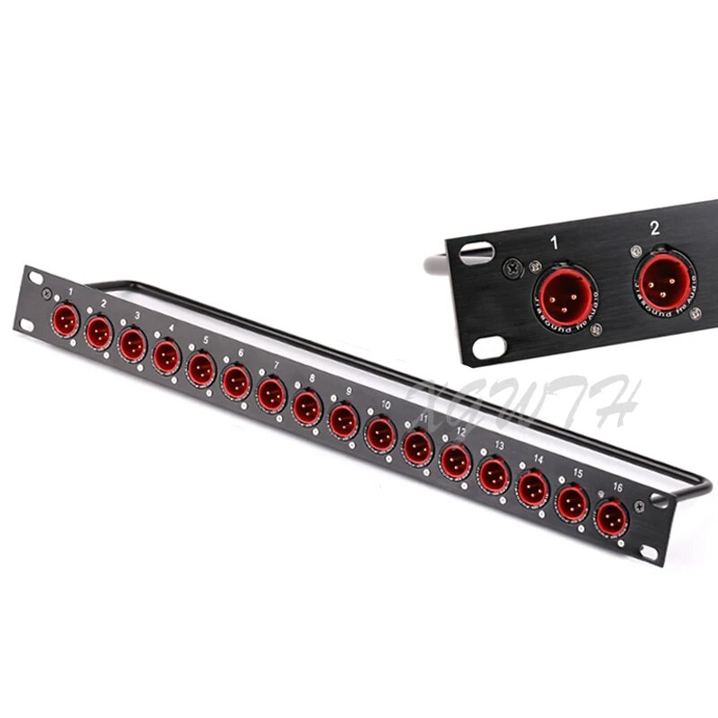 XGWTH XG-168D Патч-панель XLR 16 каналов 1U-16D