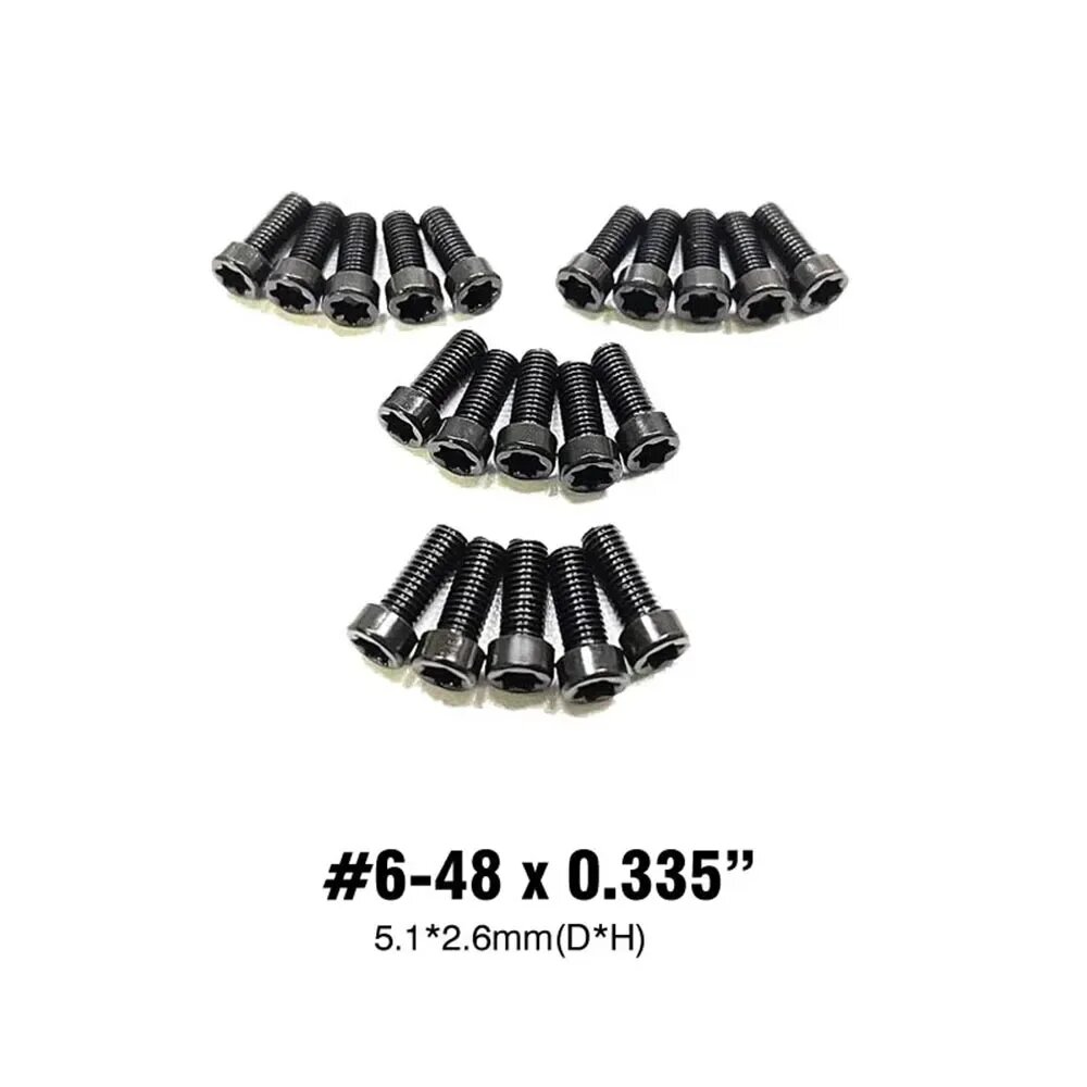 Винты со звездообразной головкой #6-48 сталь 20 шт. A009-3