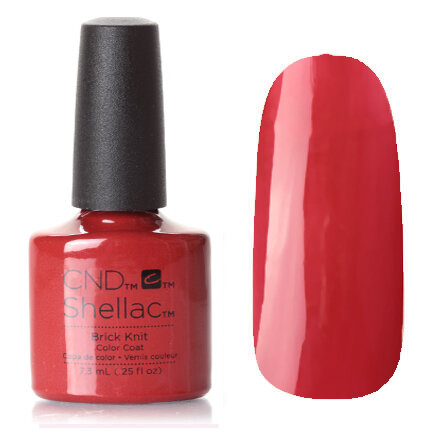 CND SHELLAC Гель лак Кирпичная вязка Brick Knit