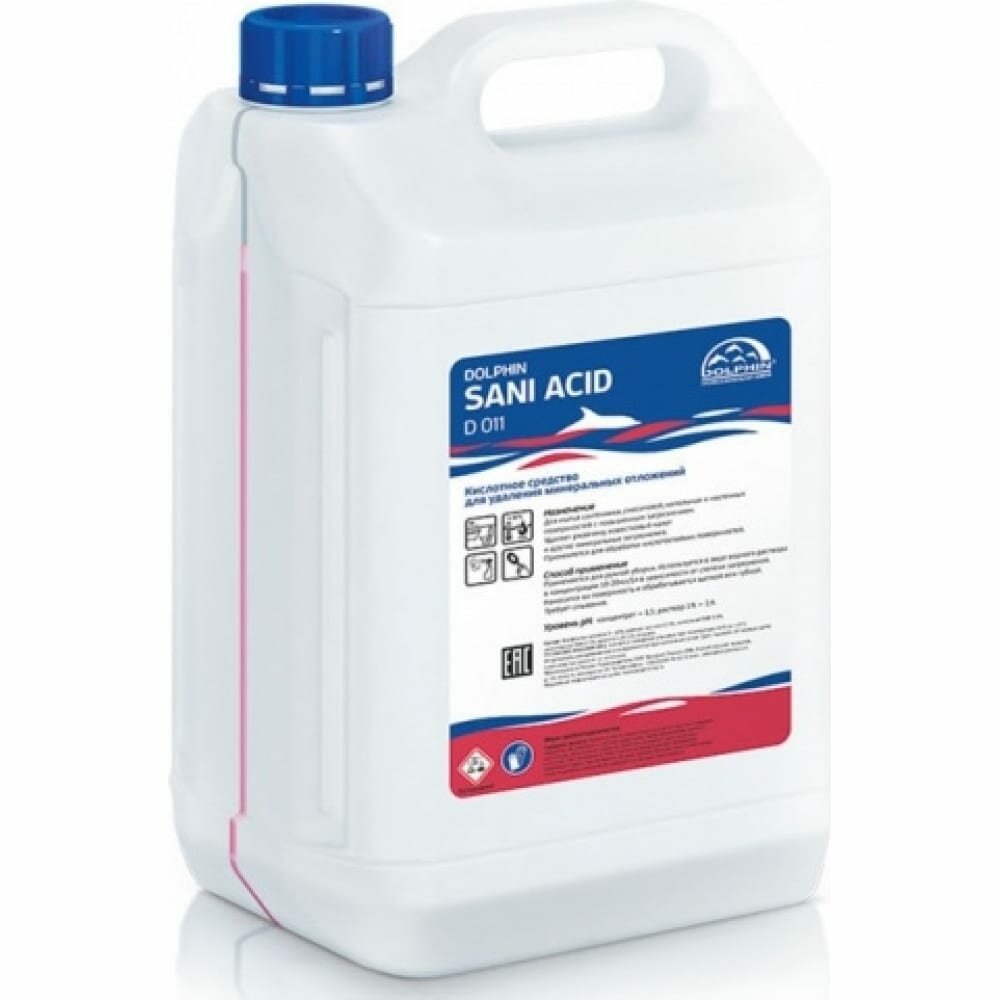 Гель для удаления известкового налета DOLPHIN Sani Acid