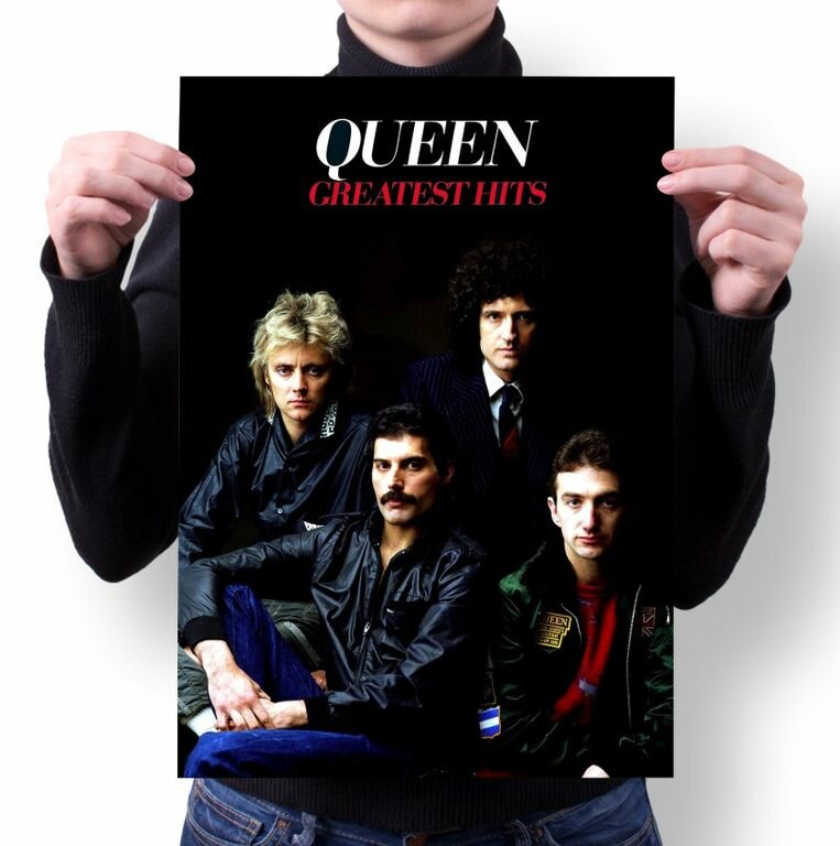 Плакат Queen, Куин №1, А4 (29-21 см)