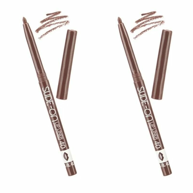 TF cosmetics Карандаш для губ Slide-on, тон 40 какао, 2шт